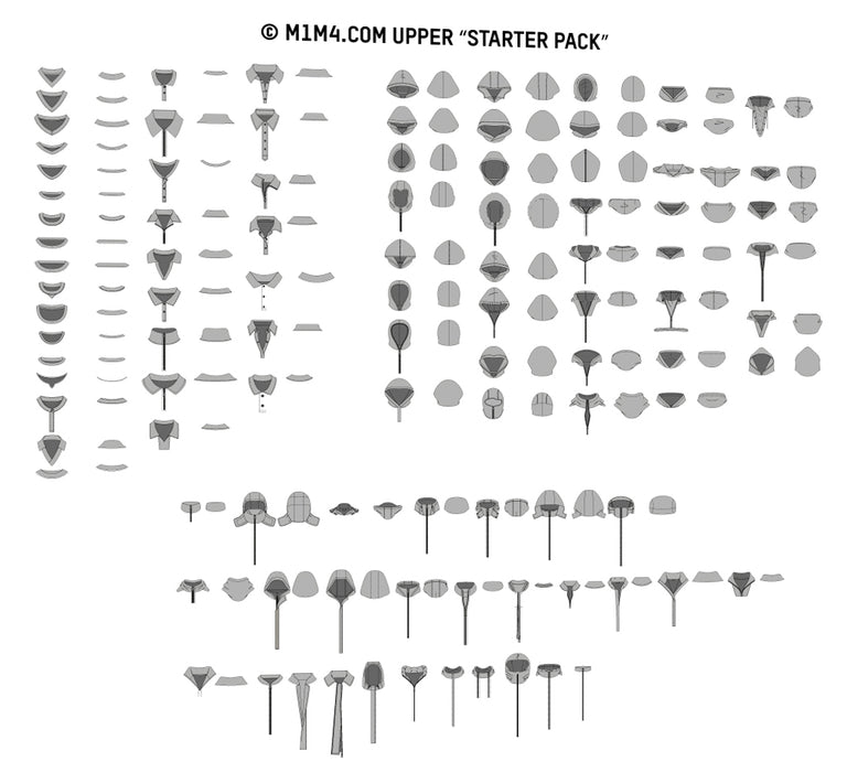 M1M4 STARTER PACK 'Create your mockup in seconds'