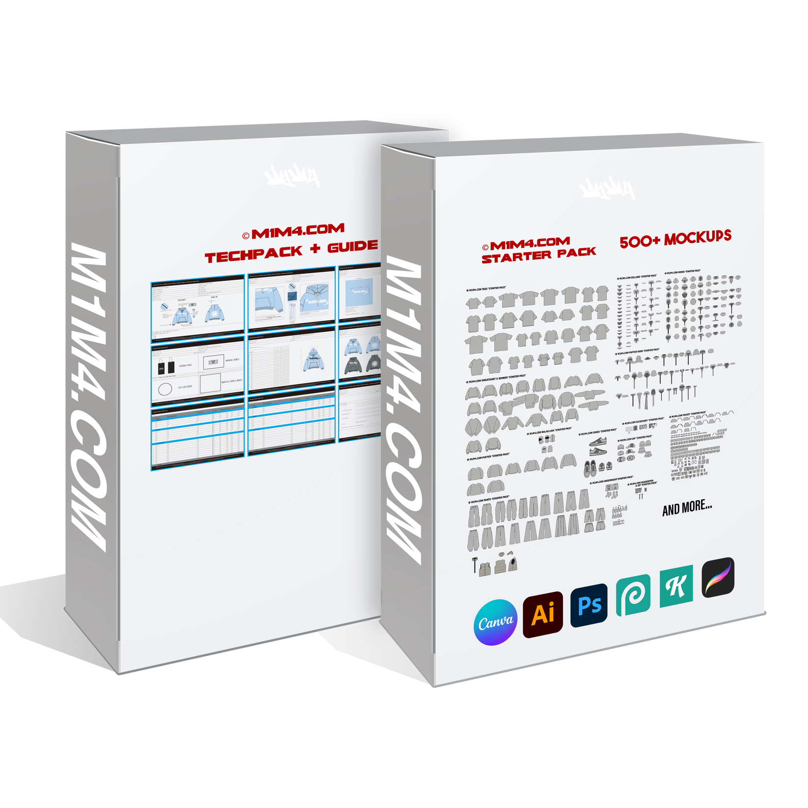 M1M4 Starter Pack + Techpack Template